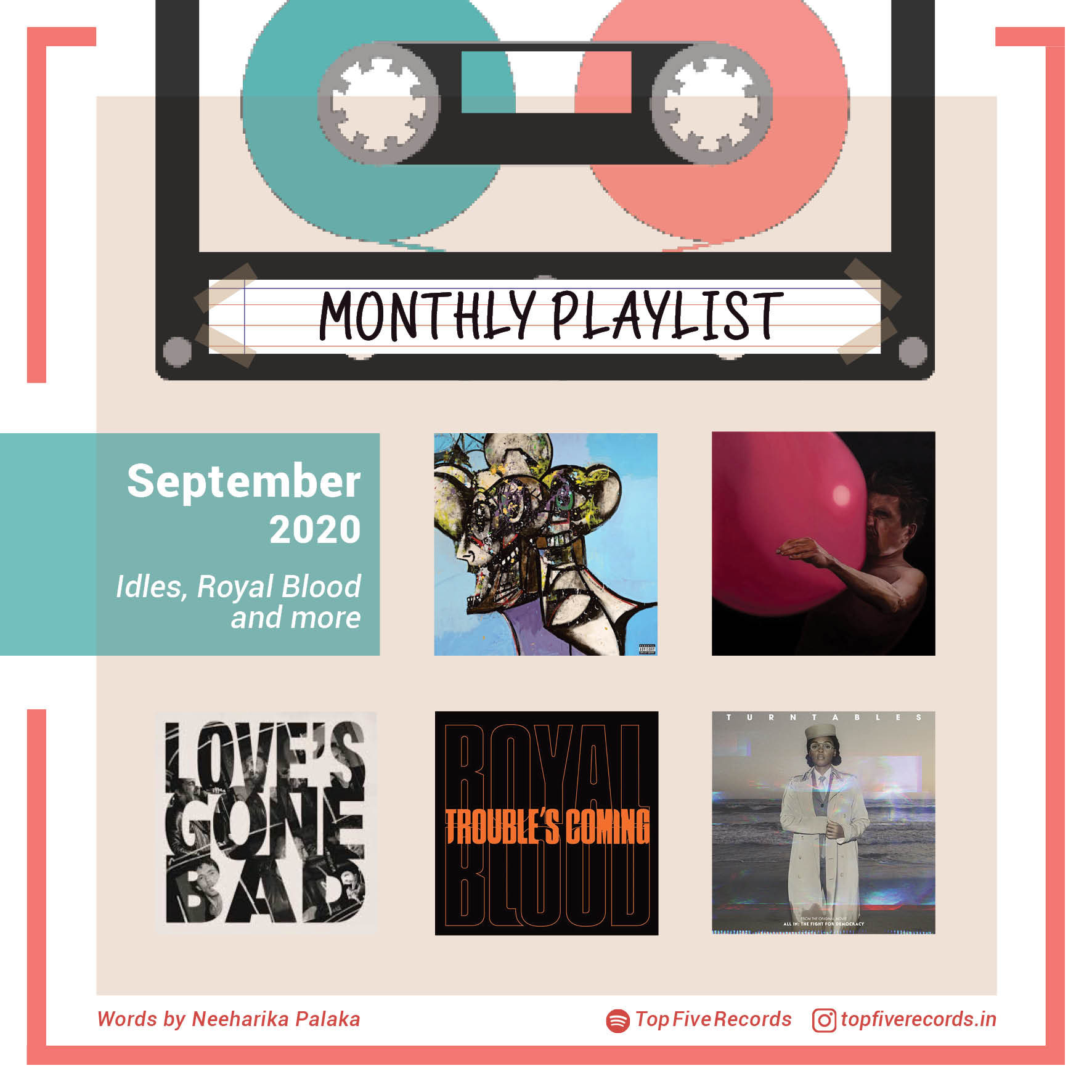 Monthly Playlist: Sep. 2020 | Top Five Records